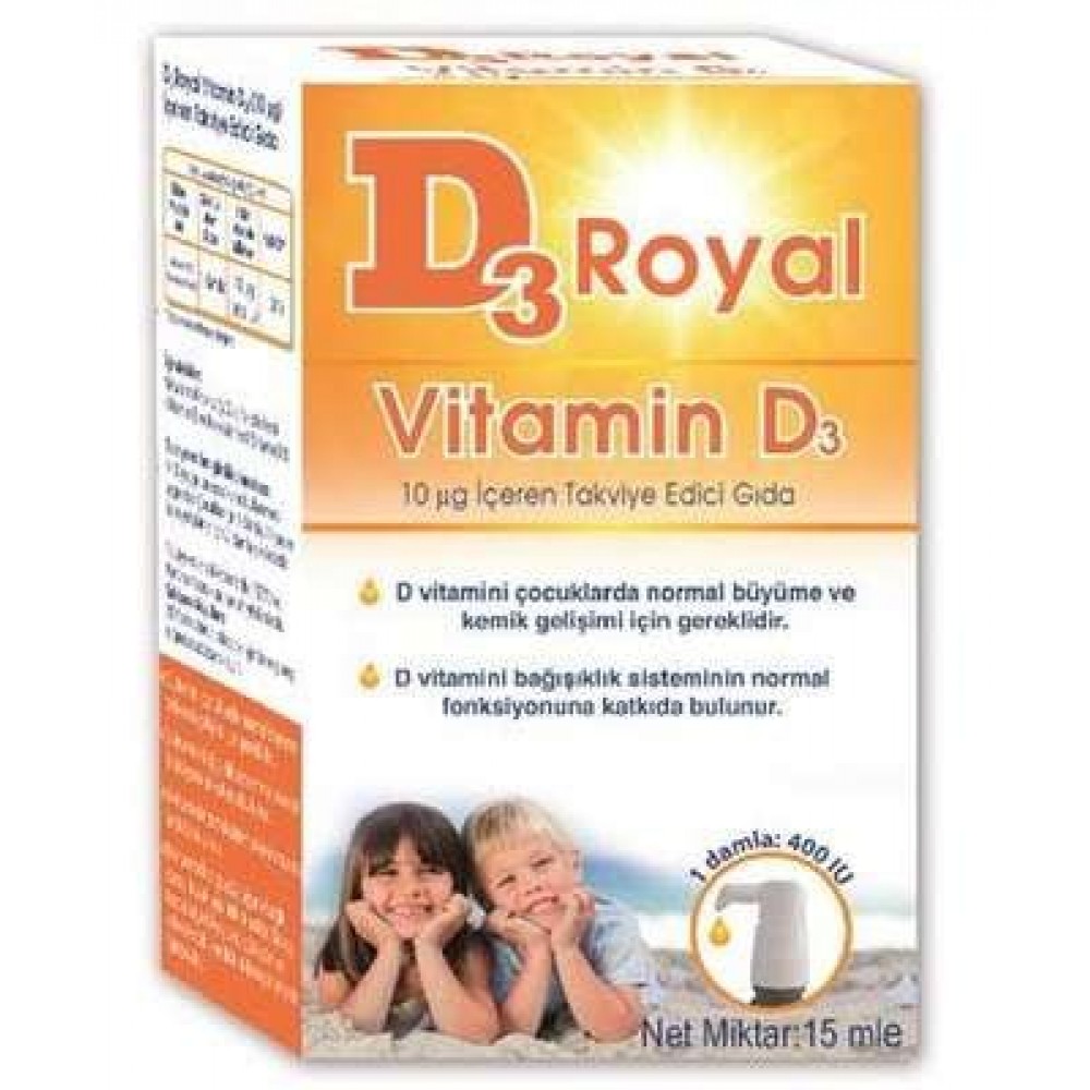 D3 Royal Vitamin D Drop 400 IU | Doza.Net