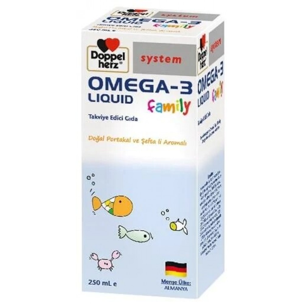 Doppelherz Omega 3 Family Syrup 250 ml | Doza.Net